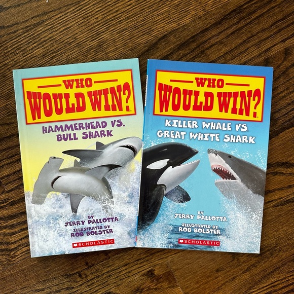 Other | Who Would Win Shark Killer Whale Books | Poshmark